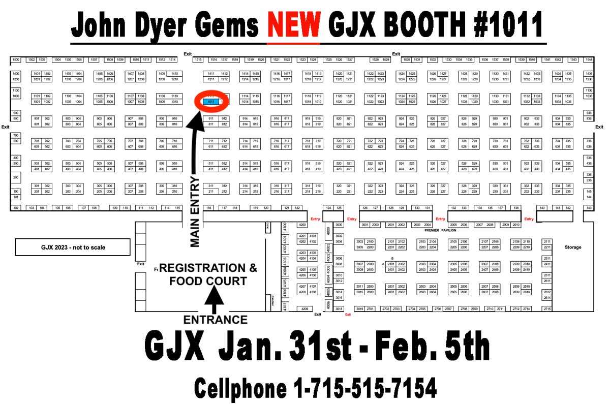 Upcoming Shows : John Dyer/Precious Gemstones Co.