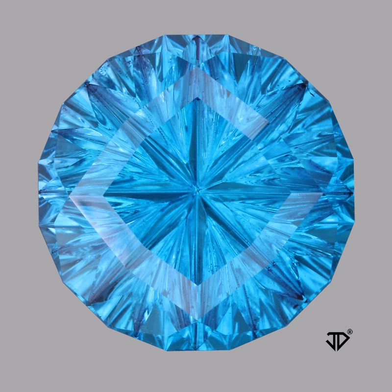Blue Topaz Starbrite™ Cut 11.33 carats | John Dyer Gems Blue Topaz Starbrite™ Cut 11.33 carats | John Dyer Gems