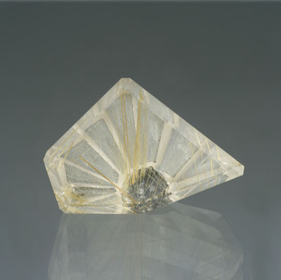 Rutilated Quartz SunRay™ Cut 23.54 carats | John Dyer Gems