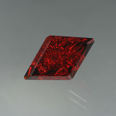 Scarlet Garnet Dreamscape™ Cut 7.05 carats | John Dyer Gems