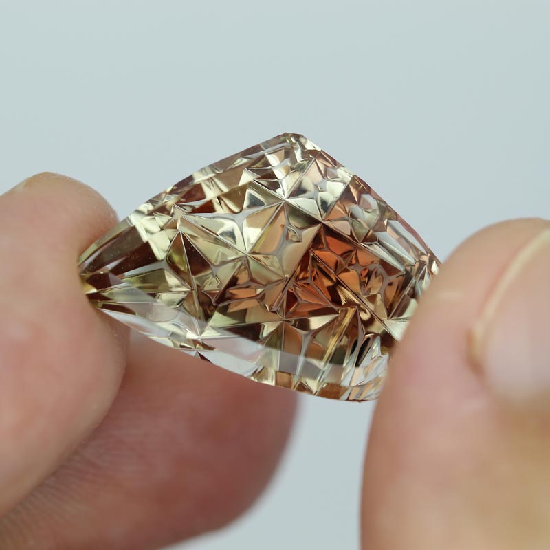 Oregon Sunstone Dreamscape™ Cut 11.72 carats | John Dyer Gems