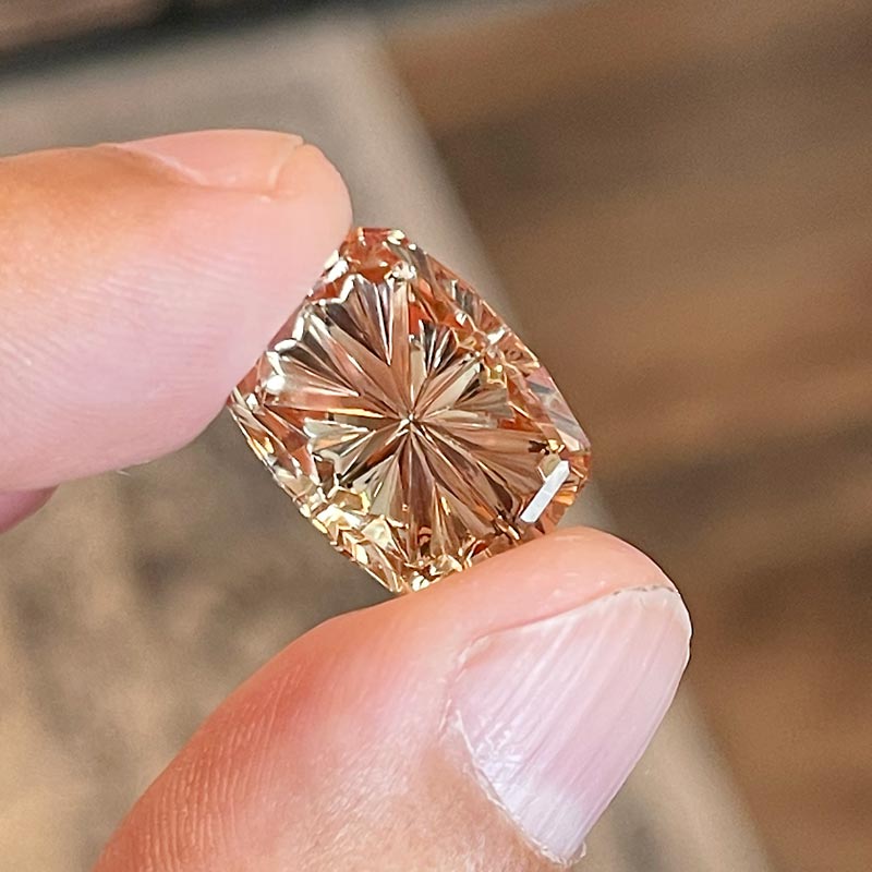 Oregon Sunstone Starbrite™ Cut 11.42 carats | John Dyer Gems