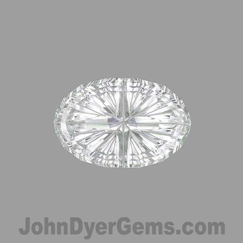 White Sapphire Starbrite™ Cut 1.19 carats | John Dyer Gems