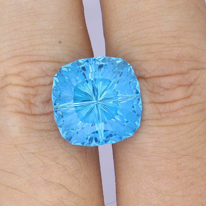 Swiss Blue Topaz Gemstone 11 82ct John Dyer Precious Gemstones Co