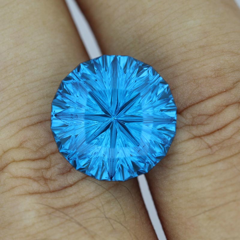 Blue Topaz Starbrite™ Cut 11.33 carats | John Dyer Gems Blue Topaz Starbrite™ Cut 11.33 carats | John Dyer Gems