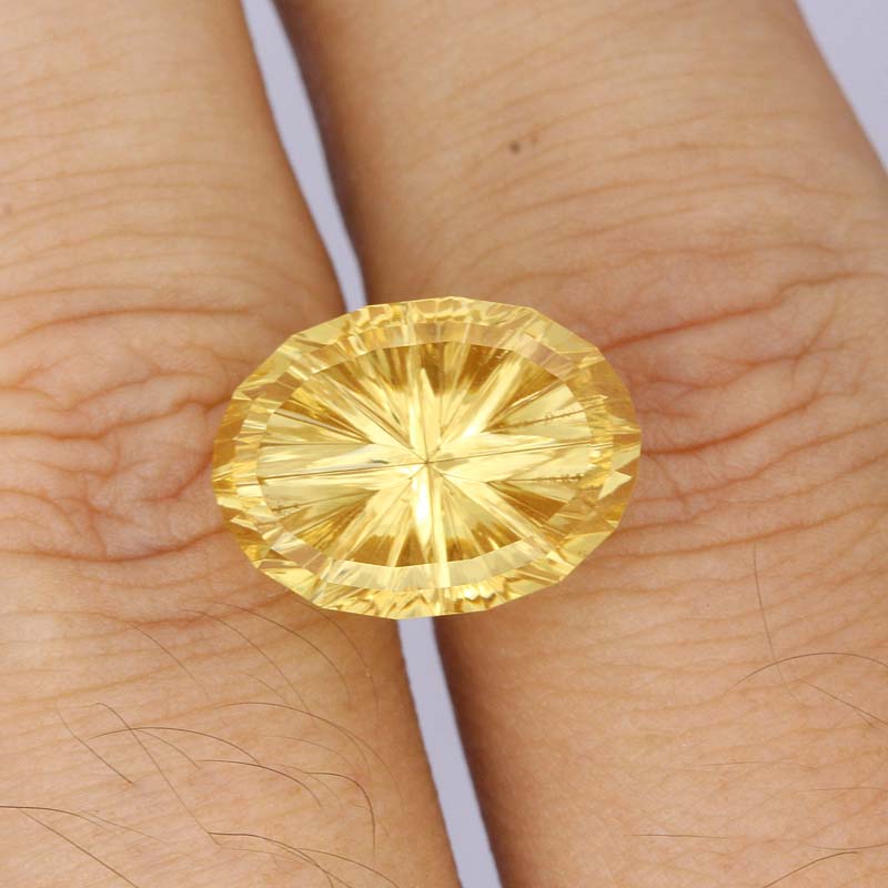 Golden Beryl Starbrite™ Cut 5.62 carats | John Dyer Gems