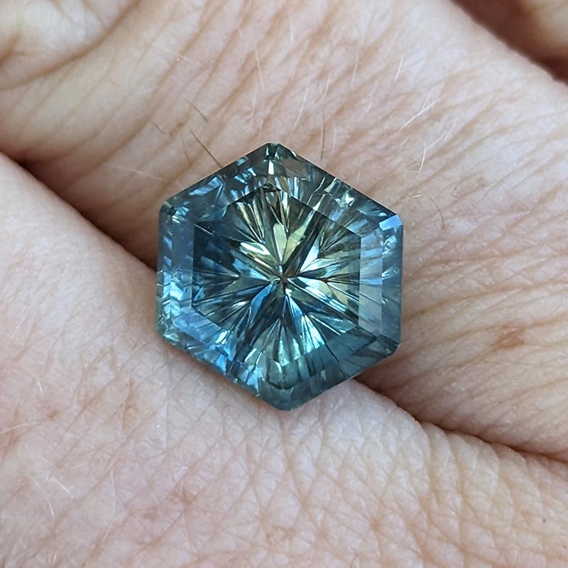Parti Color Montana Sapphire Starbrite™ Cut 4.22 carats | John Dyer Gems