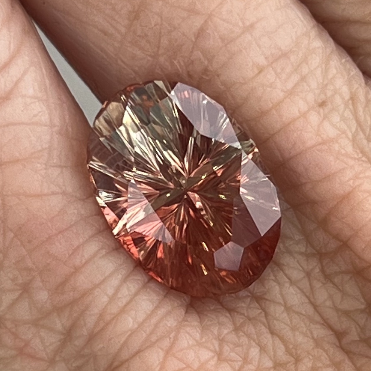 Oregon Sunstone Starbrite™ Cut 9.21 carats | John Dyer Gems