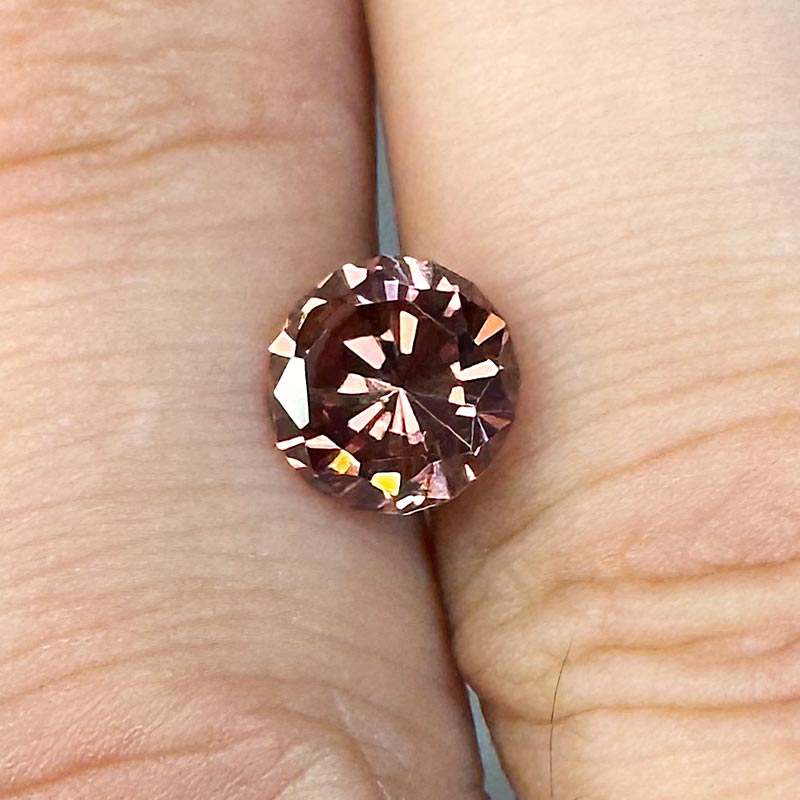 Rose Zircon SunBurst™ Cut 2.84 carats | John Dyer Gems